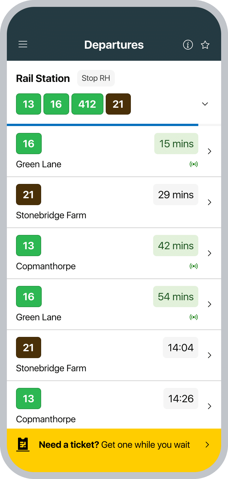 Introducing myTrip departure boards for over 50 operators - Passenger